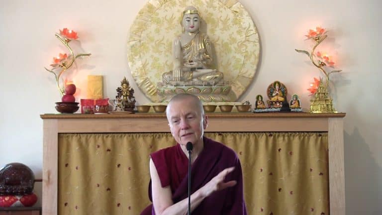 Decreasing miserliness and increasing generosity - Thubten Chodron